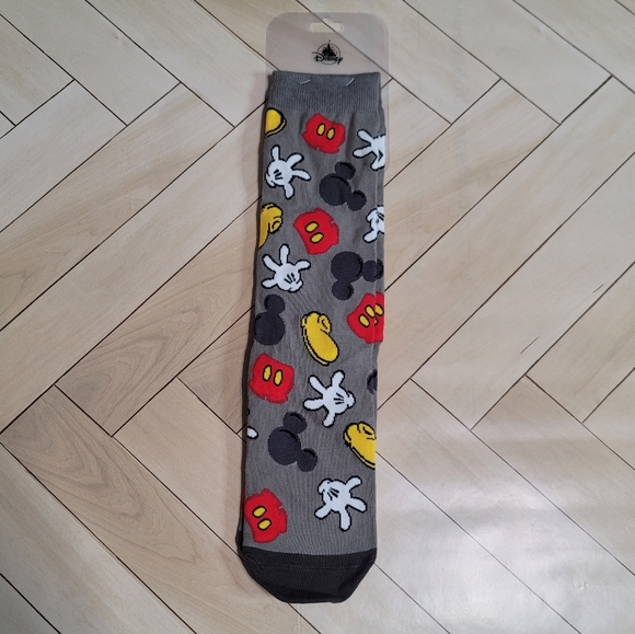 Disney | Accessories | Disney Parks Grey Red Yellow Mickey Character ...